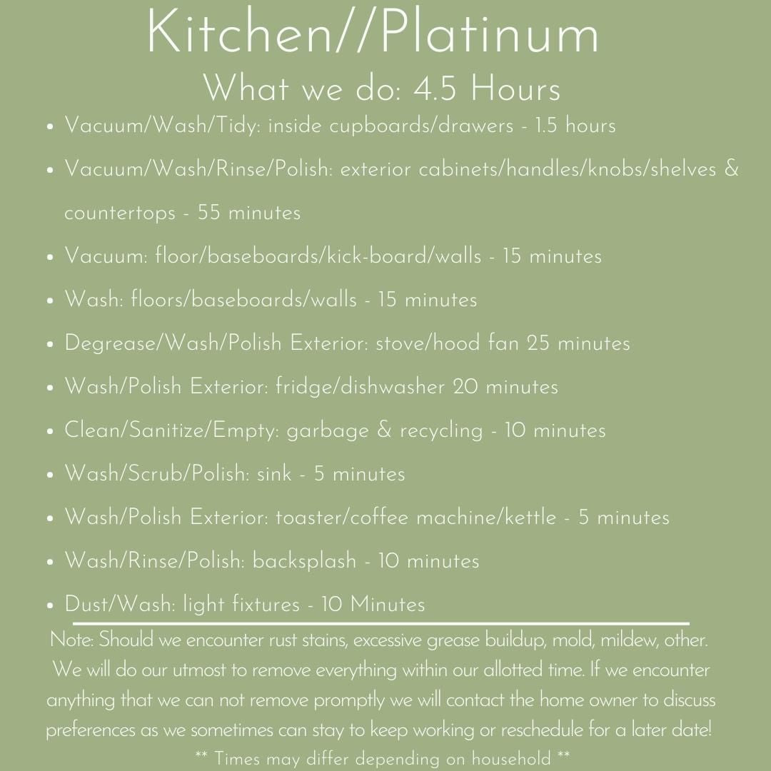 Detailed Cleaning Rotation System – Habit & Kin